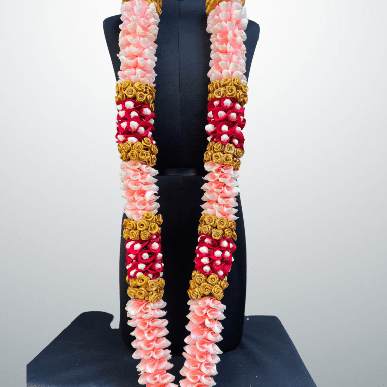 Buy Best Pink rose wedding garland online in Hyderabad